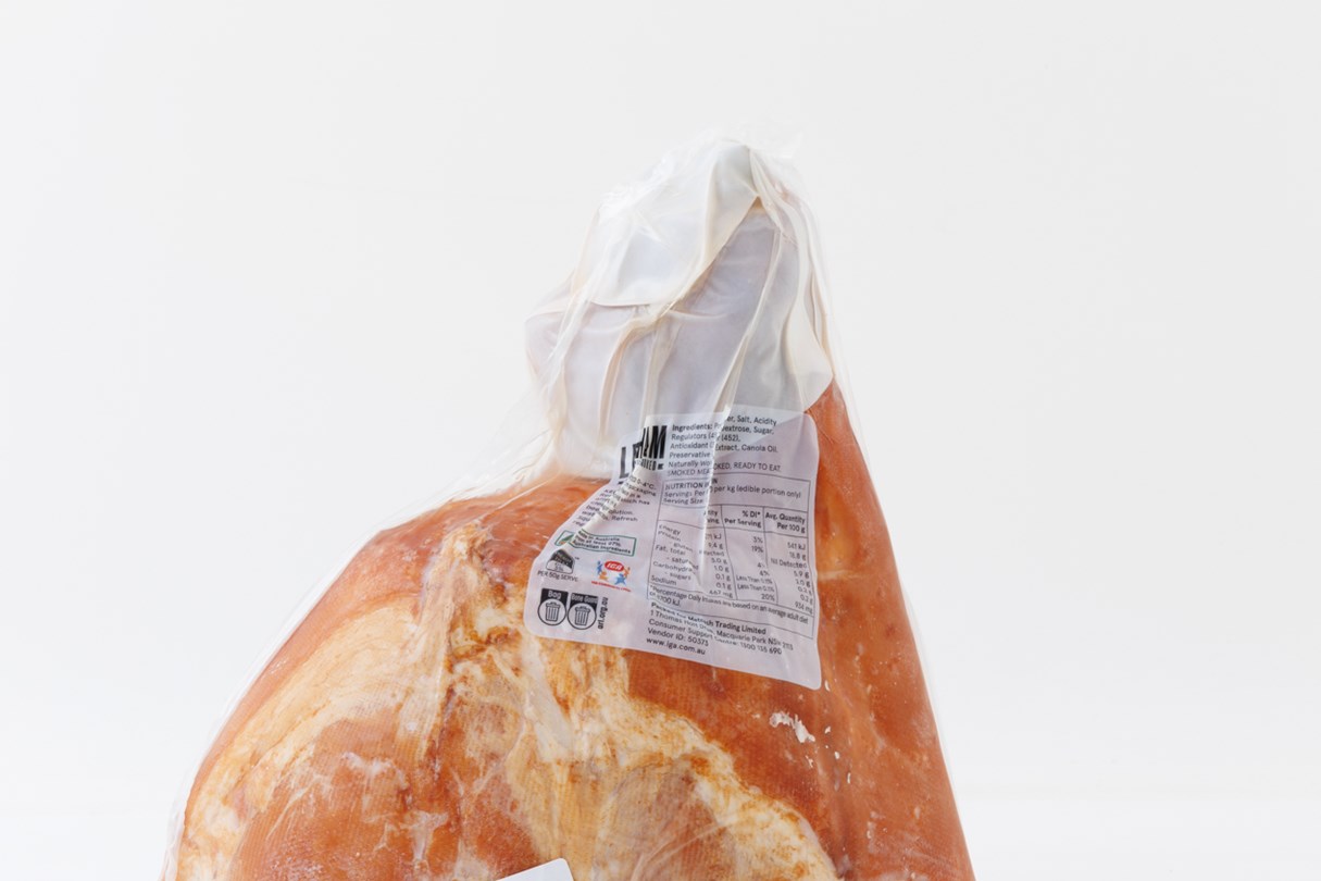 IGA Naturally Smoked Leg Ham Bone In Fully Cooked Review | Christmas ...