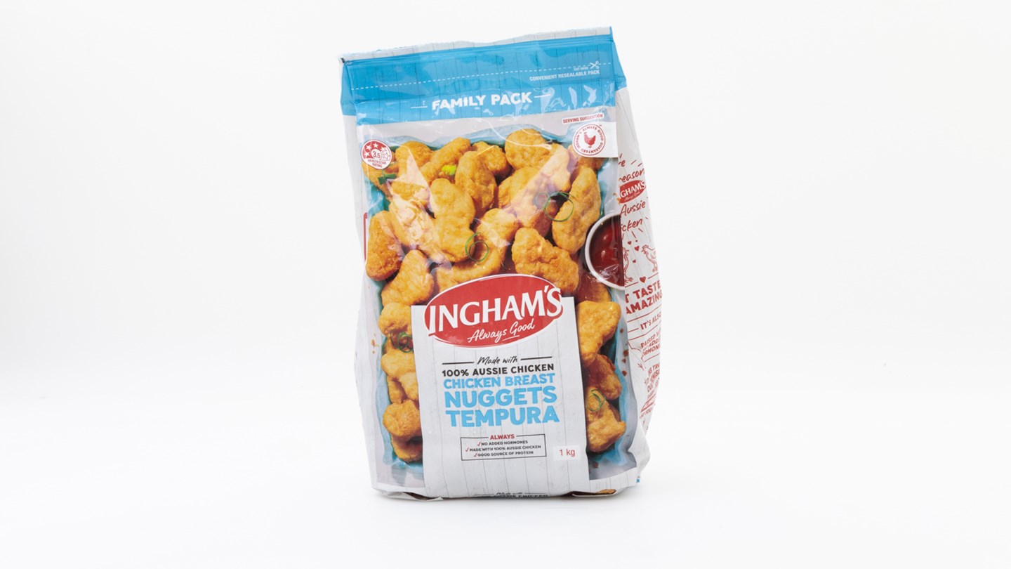 Ingham's Chicken Breast Nuggets Tempura Review | Chicken nugget | CHOICE