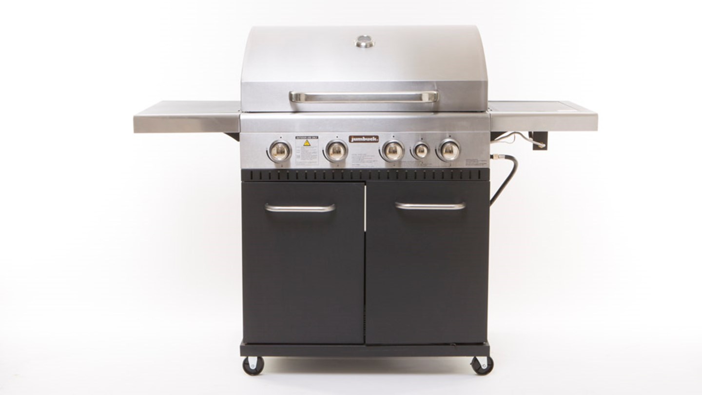 Jumbuck 4 Burner Hooded Stardom BBQ with Side Burner Review | BBQ | CHOICE