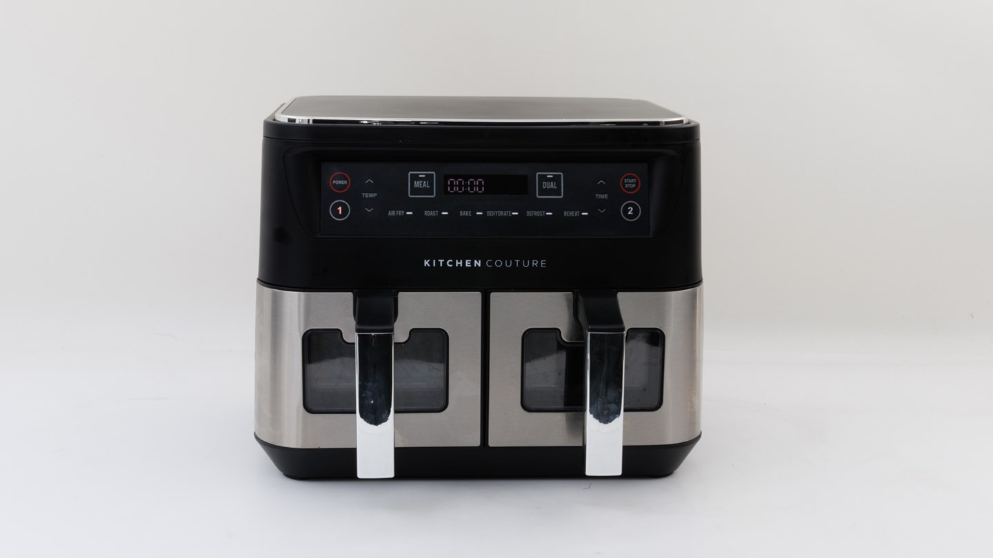 Kitchen Couture Dual View Stainless Steel Air Fryer Silver 10L Review ...