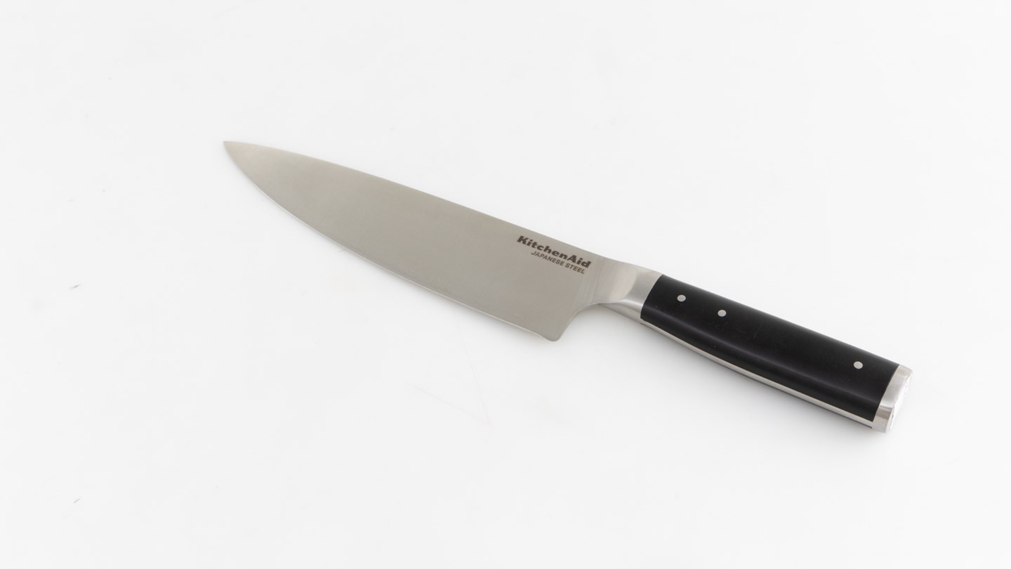 KitchenAid 20cm Chef Knife with Blade Cover Review | Kitchen knife | CHOICE