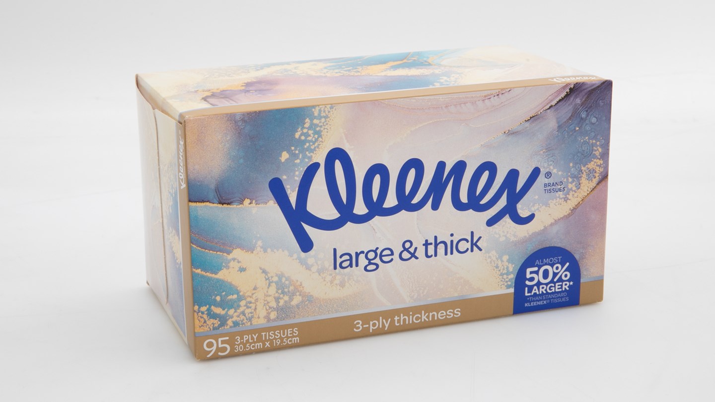 Kleenex Large & Thick 3-ply Thickness 95 tissues Review | Tissue | CHOICE