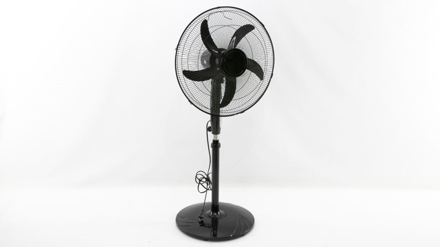 Kmart Anko 50cm black pedestal fan HEG45R Review | Pedestal and tower ...