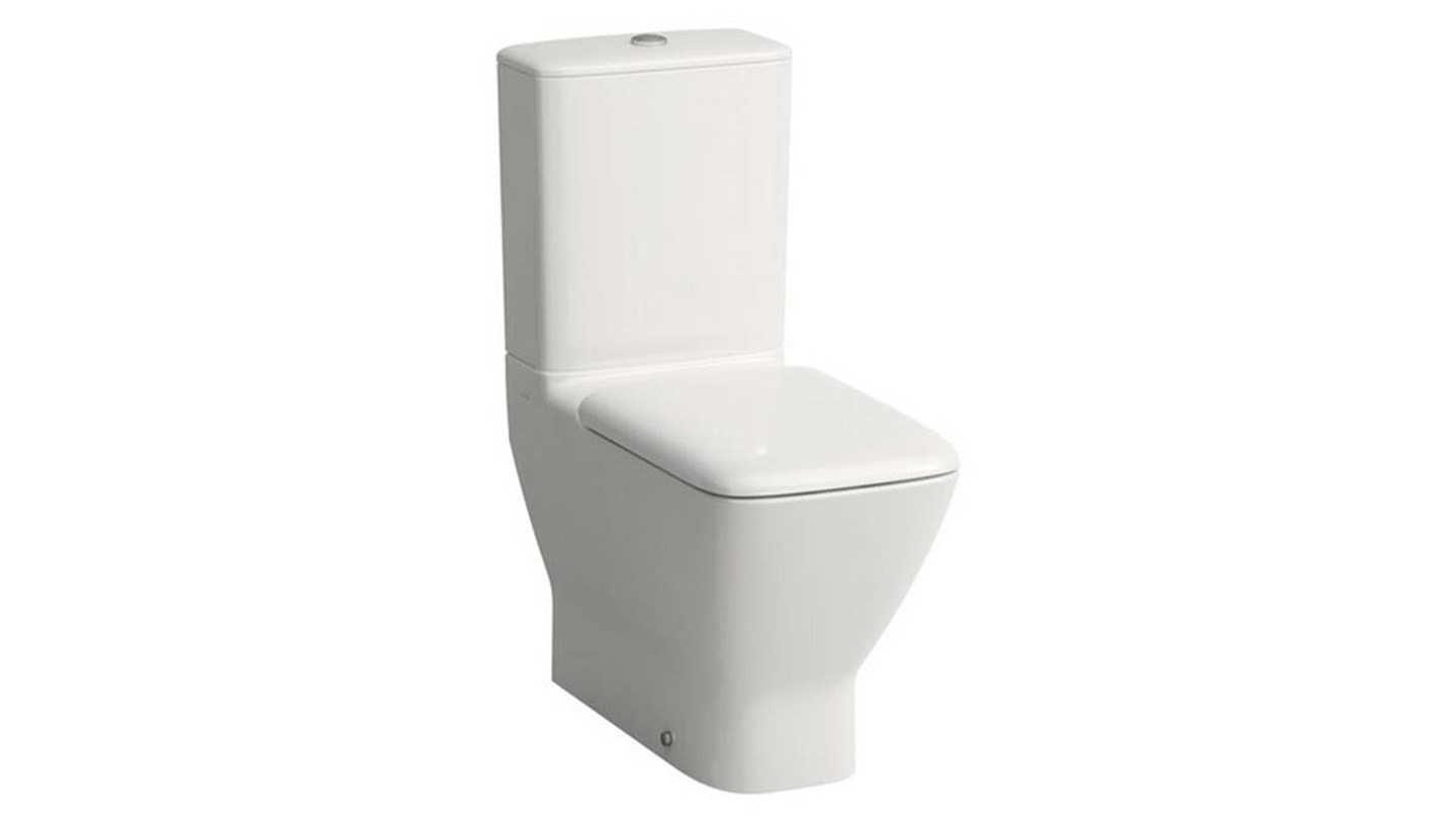 Laufen Palace Close Coupled Back To Wall Back Inlet S&P Trap Toilet ...