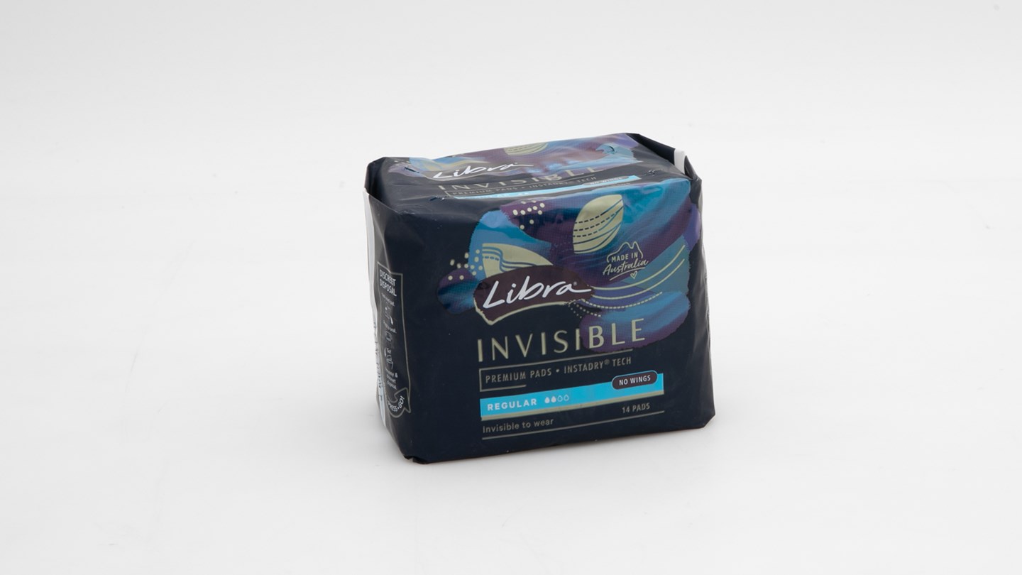 Libra Invisible Premium Pads Regular no wings Review | Sanitary pad ...