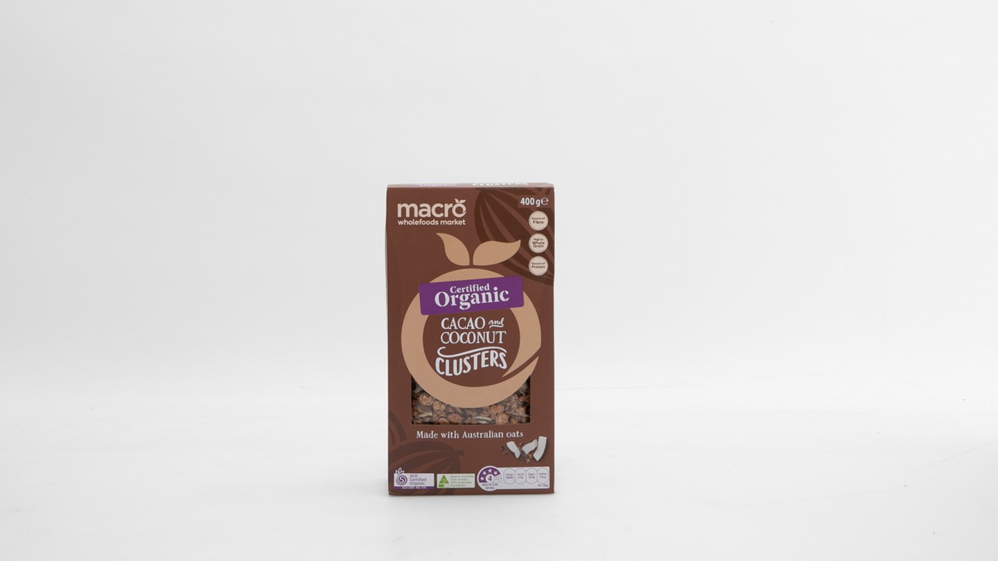 Macro Wholefoods Market Certified Organic Cacao and Coconut Clusters ...