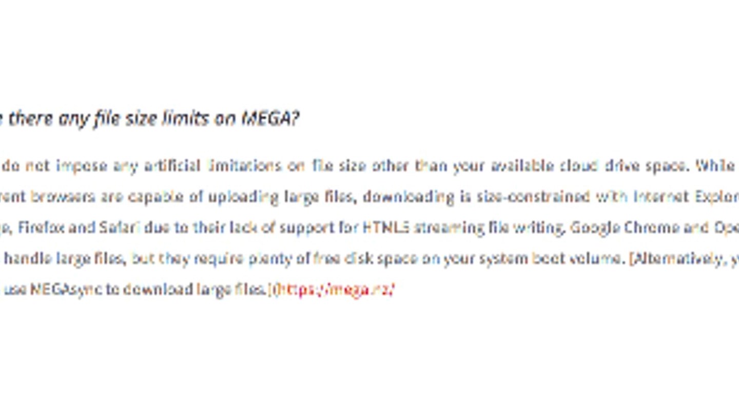 Mega online storage Review | Online cloud storage | CHOICE