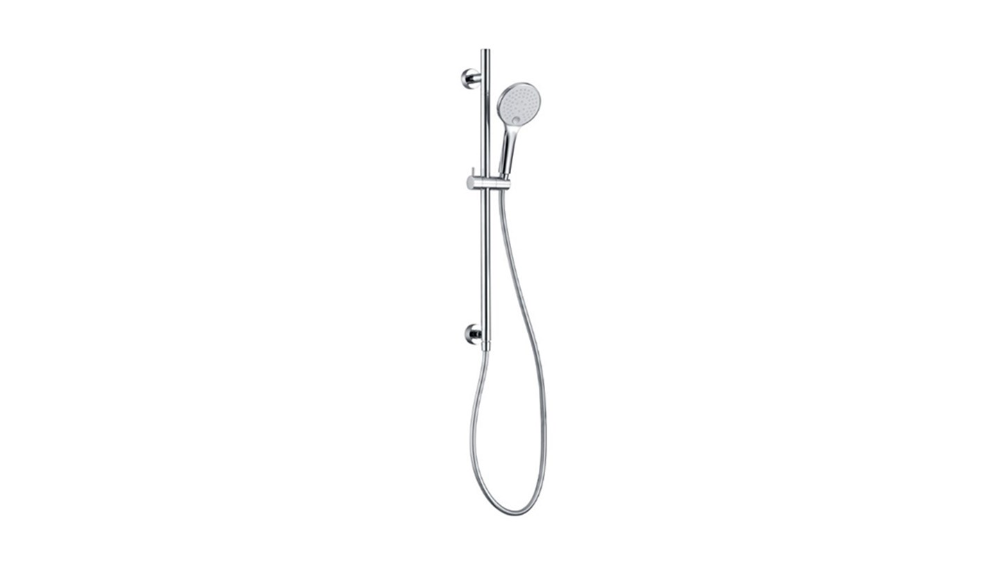 Mizu Drift Single Rail Shower with Top Rail Water Inlet Chrome 9505905 ...
