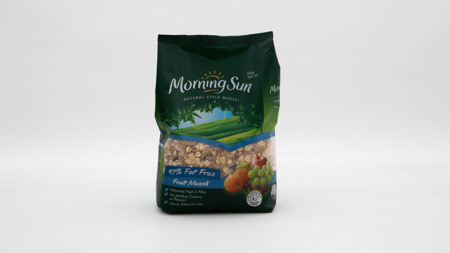 Morning Sun Natural Style Muesli 97% Fat Free Review | Breakfast ...