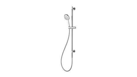 Nikles Pearl 105 Single Rail Shower with Top Rail Water Inlet Chrome ...