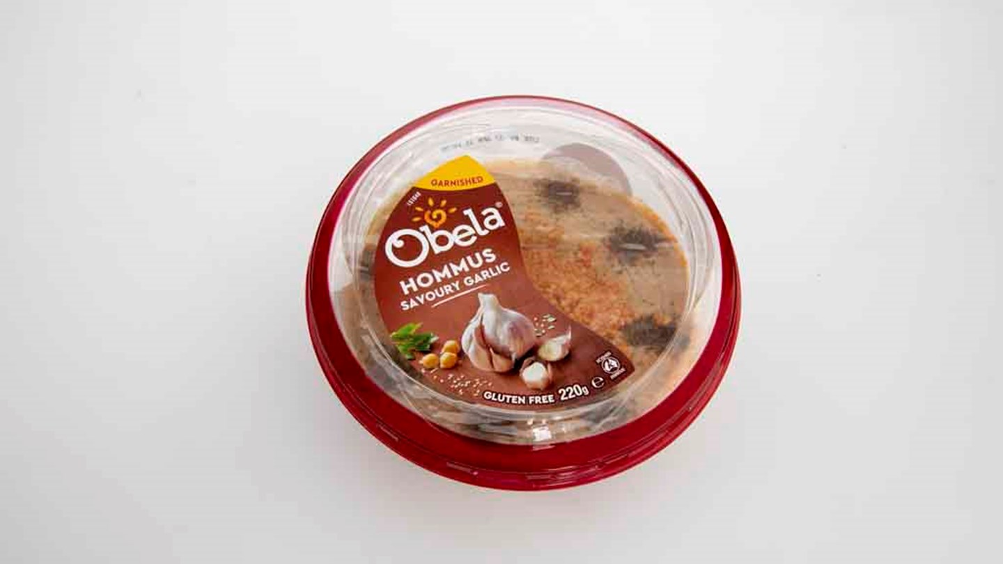 Obela Hommus Savoury Garlic Review | Hummus | CHOICE