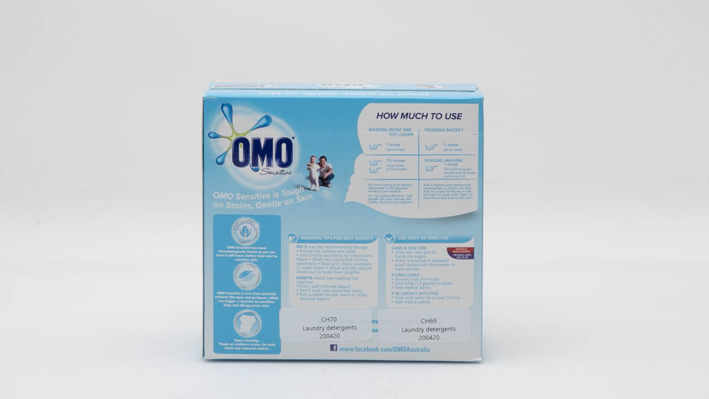 Omo Sensitive Front Review | Laundry detergent | CHOICE