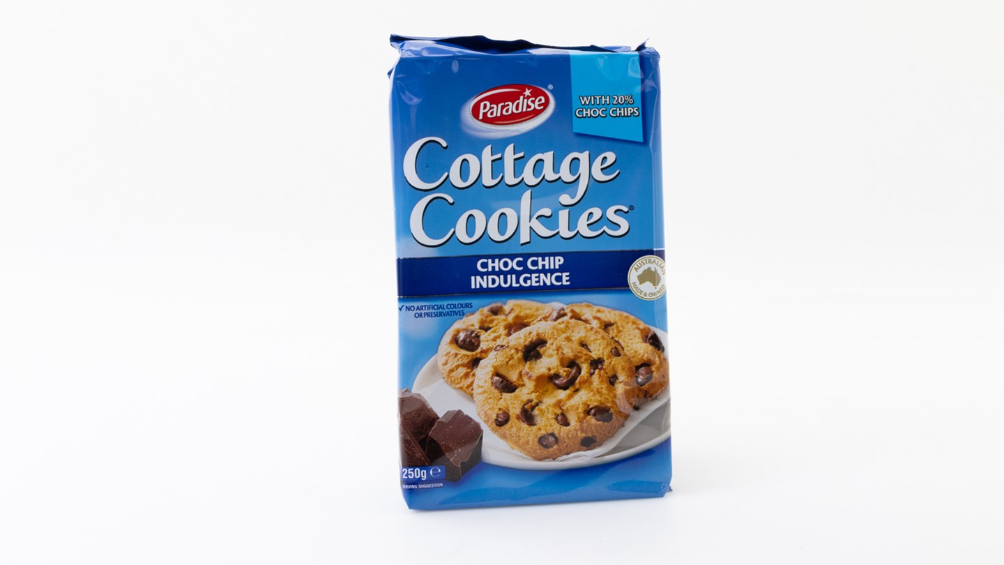 Paradise Cottage Cookies Choc Chip Indulgence Review | Chocolate chip ...