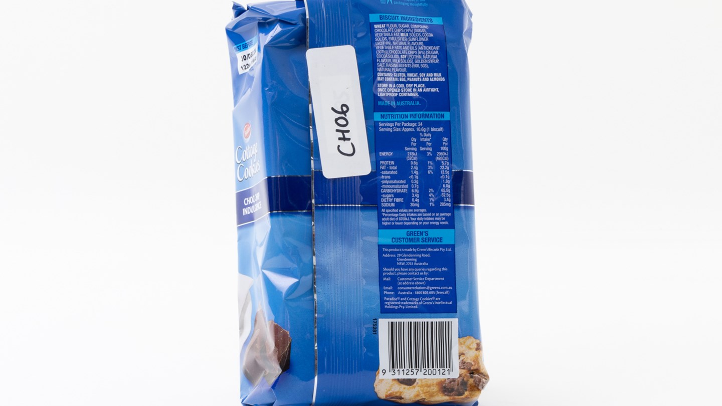 Paradise Cottage Cookies Choc Chip Indulgence Review | Chocolate chip ...