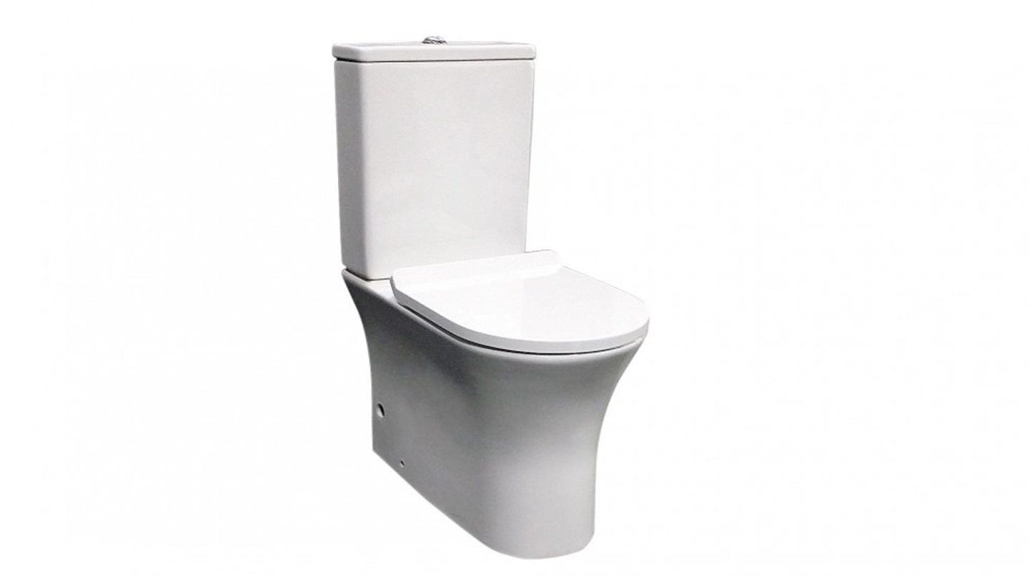 Geberit Sigma8 Cistern + Curved Matte Black Wall-Faced Toilet Pan with ...