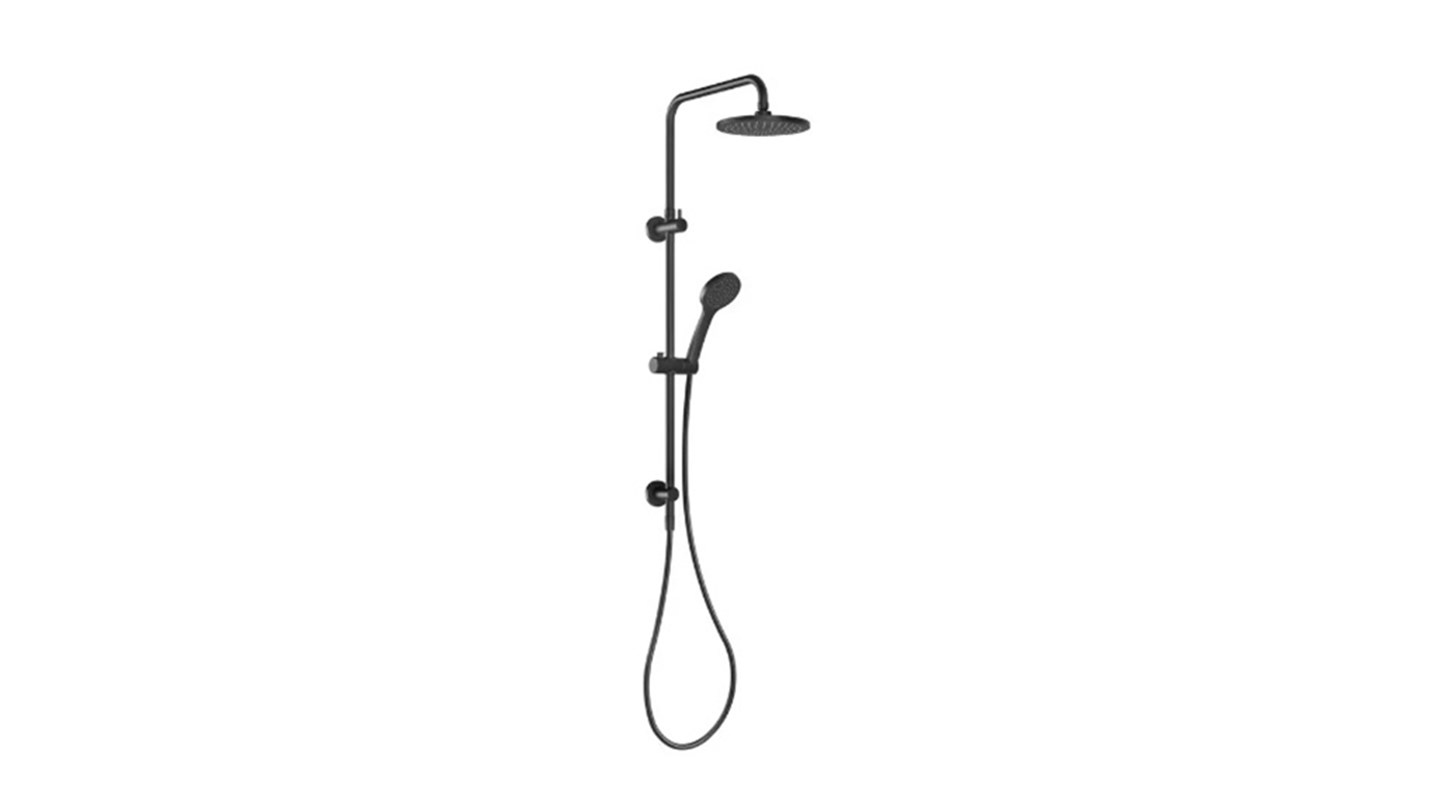 Phoenix Pina Twin Shower Matte Black 153-6500-10 Review | Showerhead ...