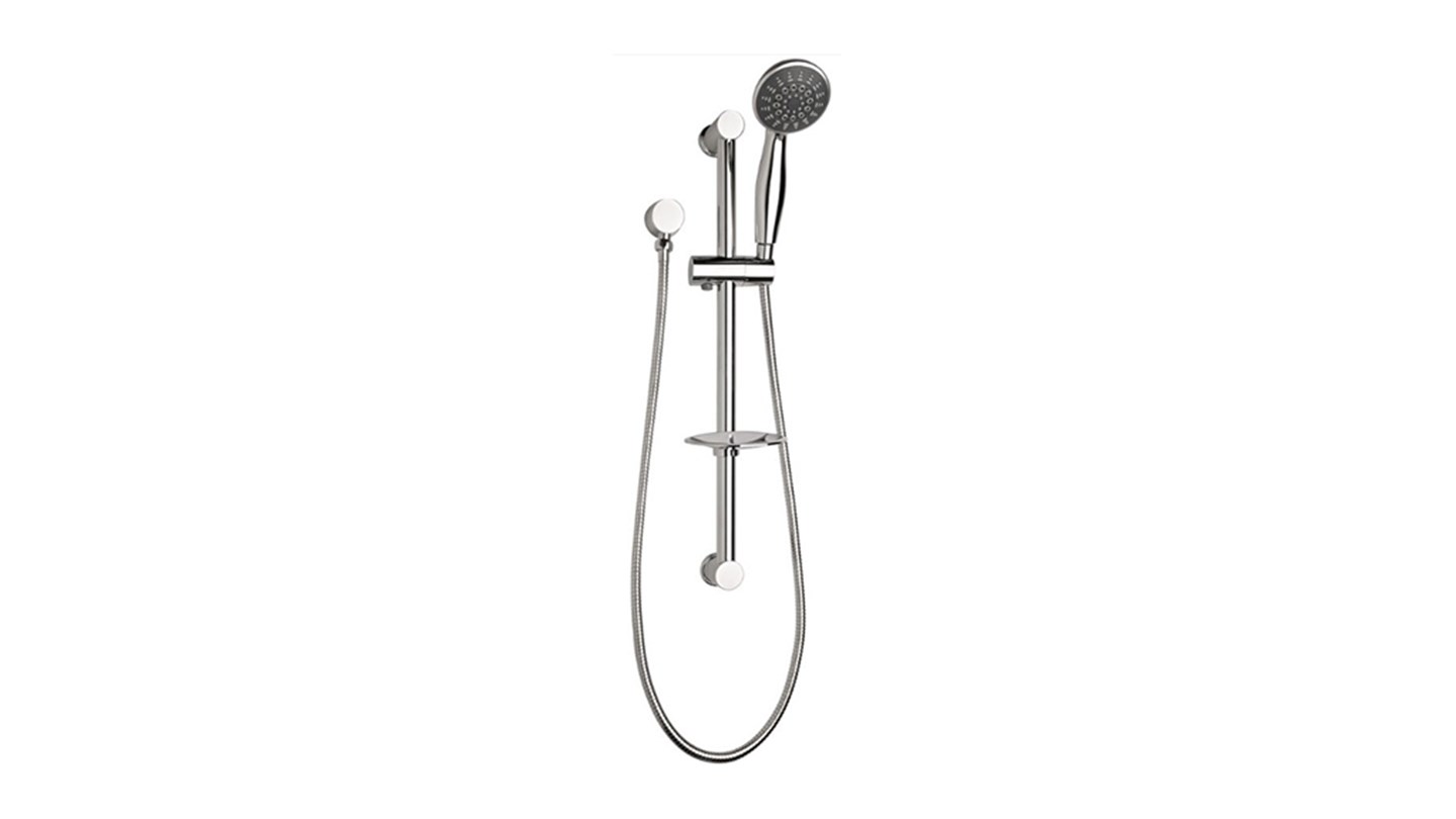 Posh Bristol Single Rail Shower 7 Function with Wall Water Inlet Chrome ...