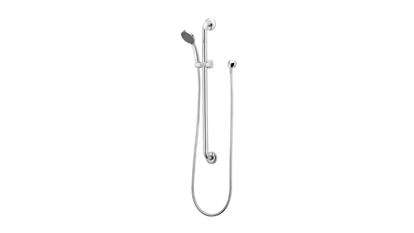 Posh Solus MK3 Grab Single Rail Shower 1 Function 900mm with Wall Water ...