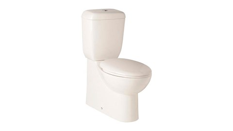 Posh Solus Round Close Coupled Back to Wall Back Inlet Toilet Suite S&P ...