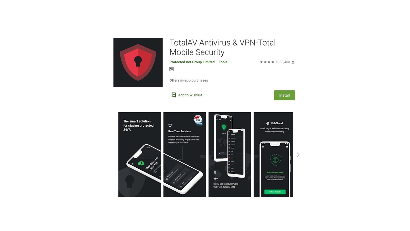 Protected.net TotalAV Antivirus & VPN Review | Antivirus mobile ...