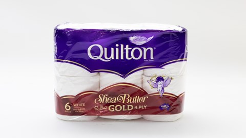 Quilton Toilet Tissue Shea Butter in Gold 4 ply Review | Toilet paper ...