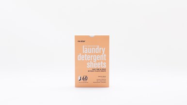 Re.stor Pre-measured Laundry Detergent Sheets Tropical Breeze Front ...