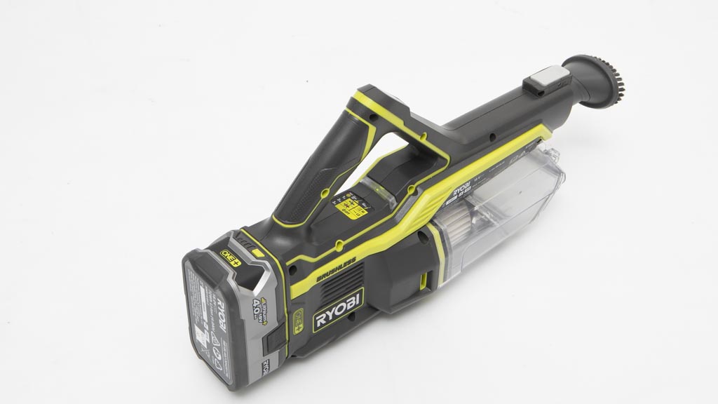 Ryobi 18V ONE+ Brushless R18SV7-H40G Review | Stick and cordless vacuum ...
