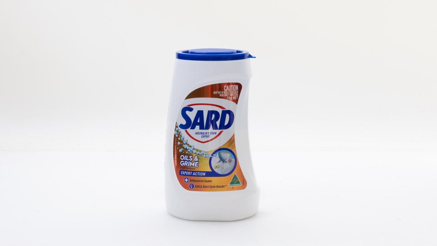 Sard Oils & Grime Stain Remover Expert Action Antibacterial Soaker ...