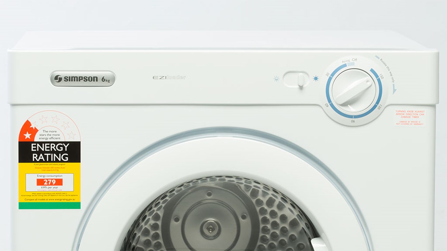 Simpson 39S600M Review | Clothes dryer | CHOICE