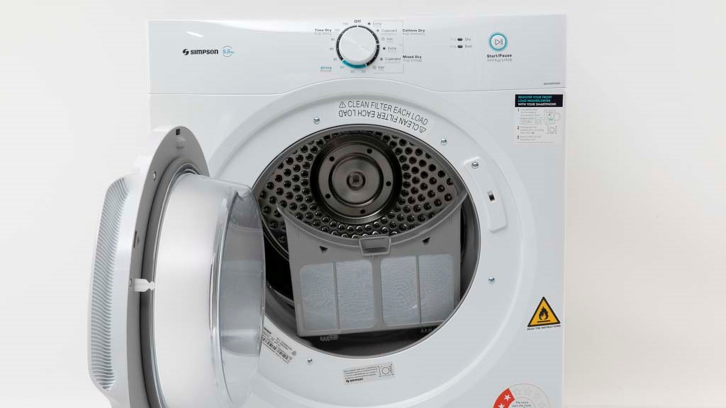 Simpson SDV556HQWA Review | Clothes dryer | CHOICE