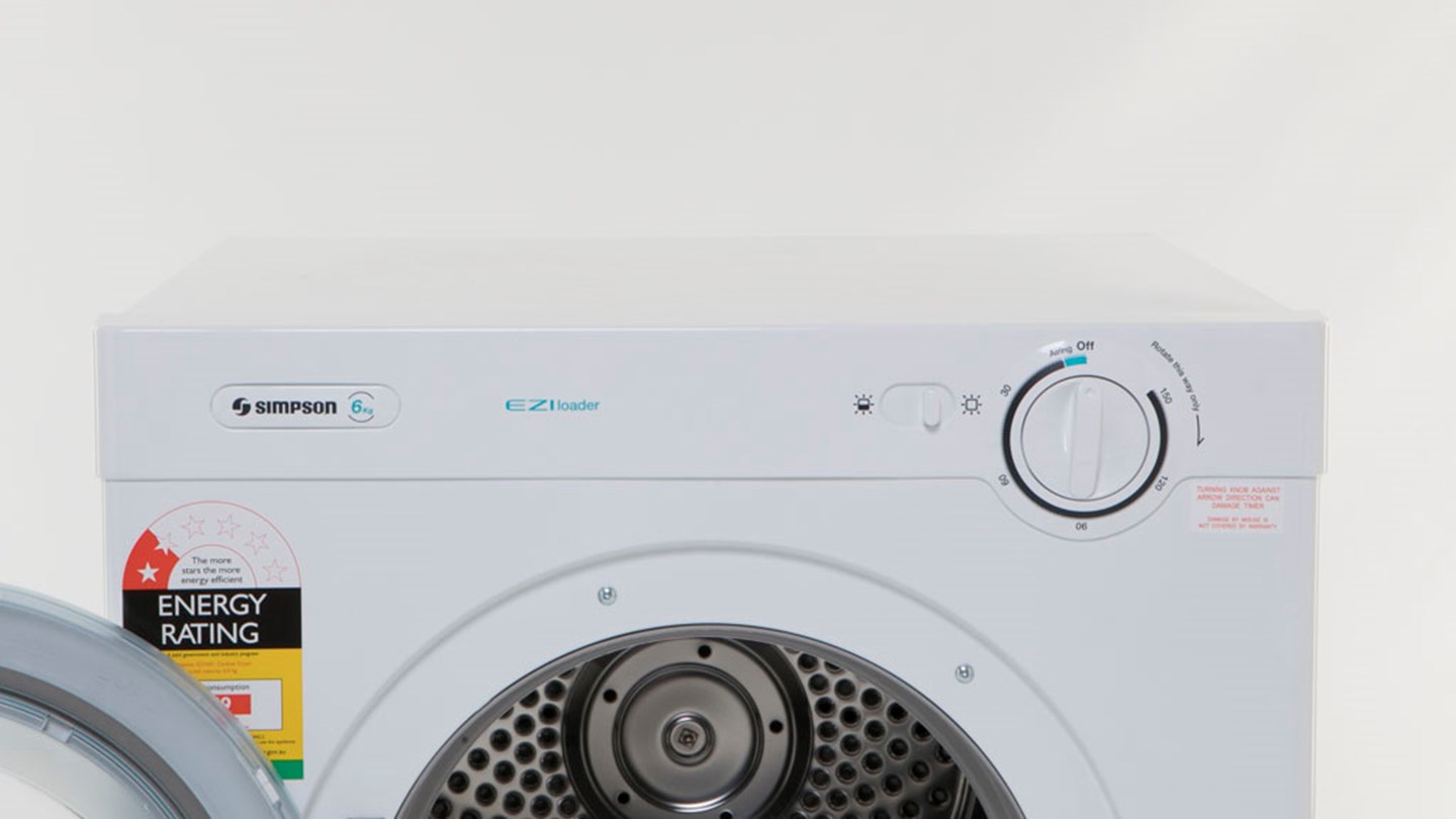 Simpson SDV601 EZIloader Review | Clothes dryer | CHOICE