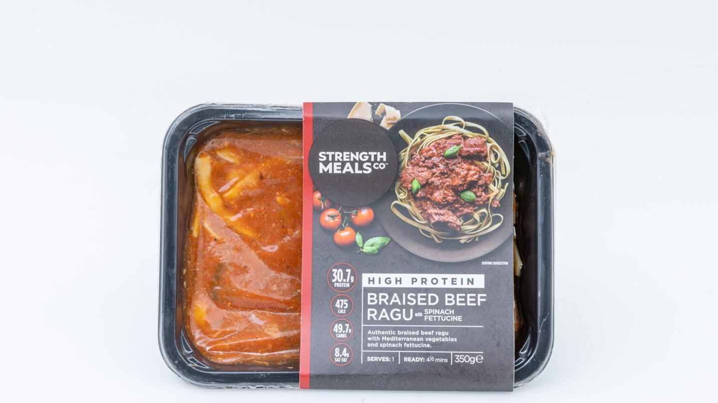 Strength Meals Co Braised Beef Ragu Review | Supermarket ready meal ...