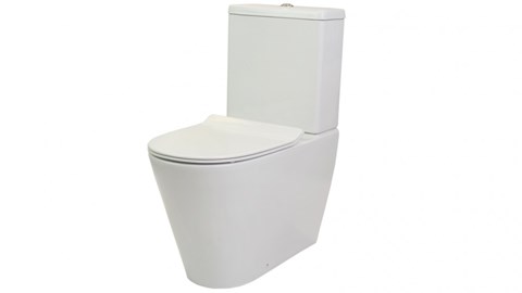 Caroma Profile 4 Easy Height Connector P Trap Bottom Inlet Toilet Suite ...