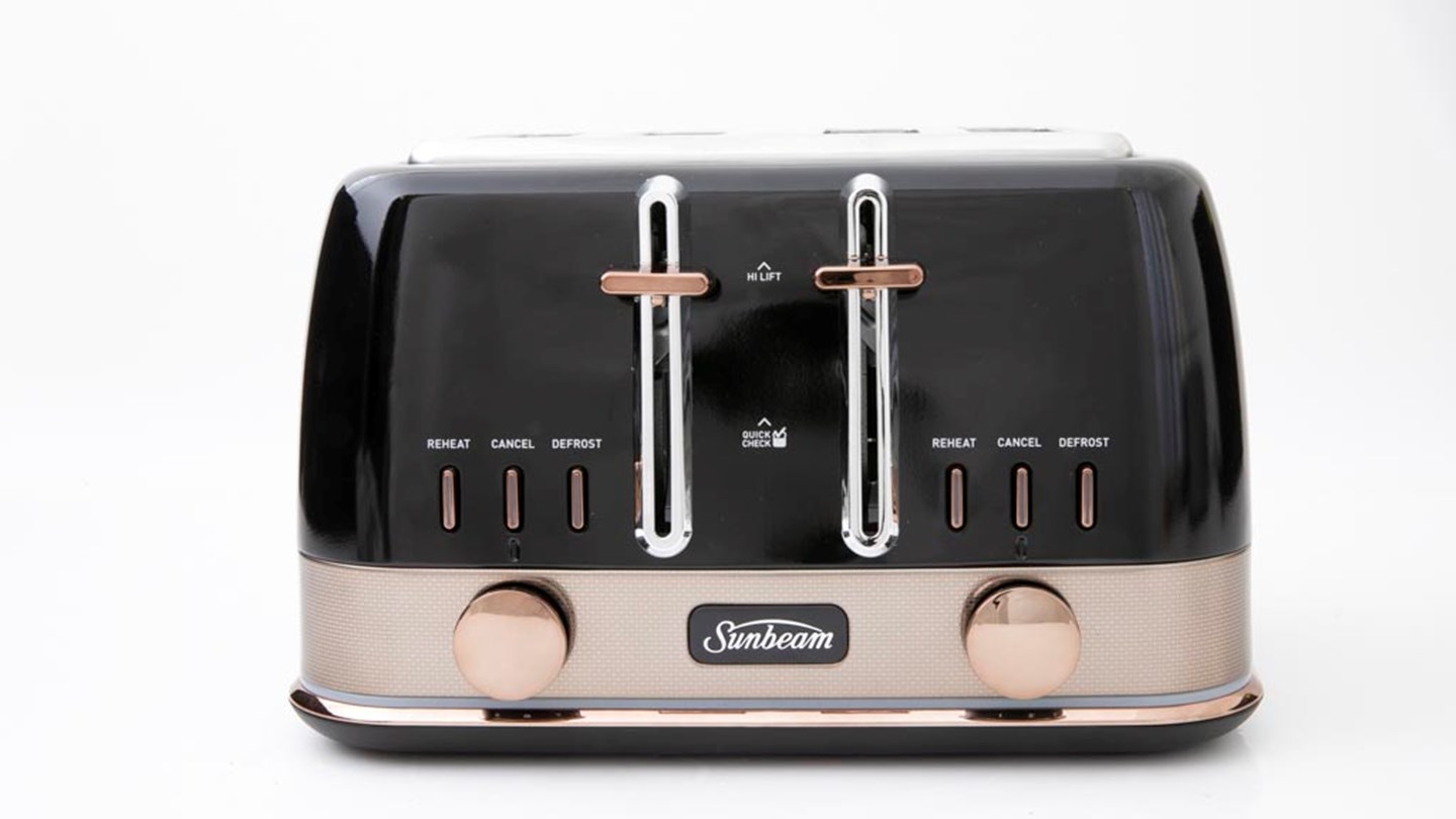 Sunbeam New York Collection 4 Slice Toaster Black Bronze TA4440KB ...