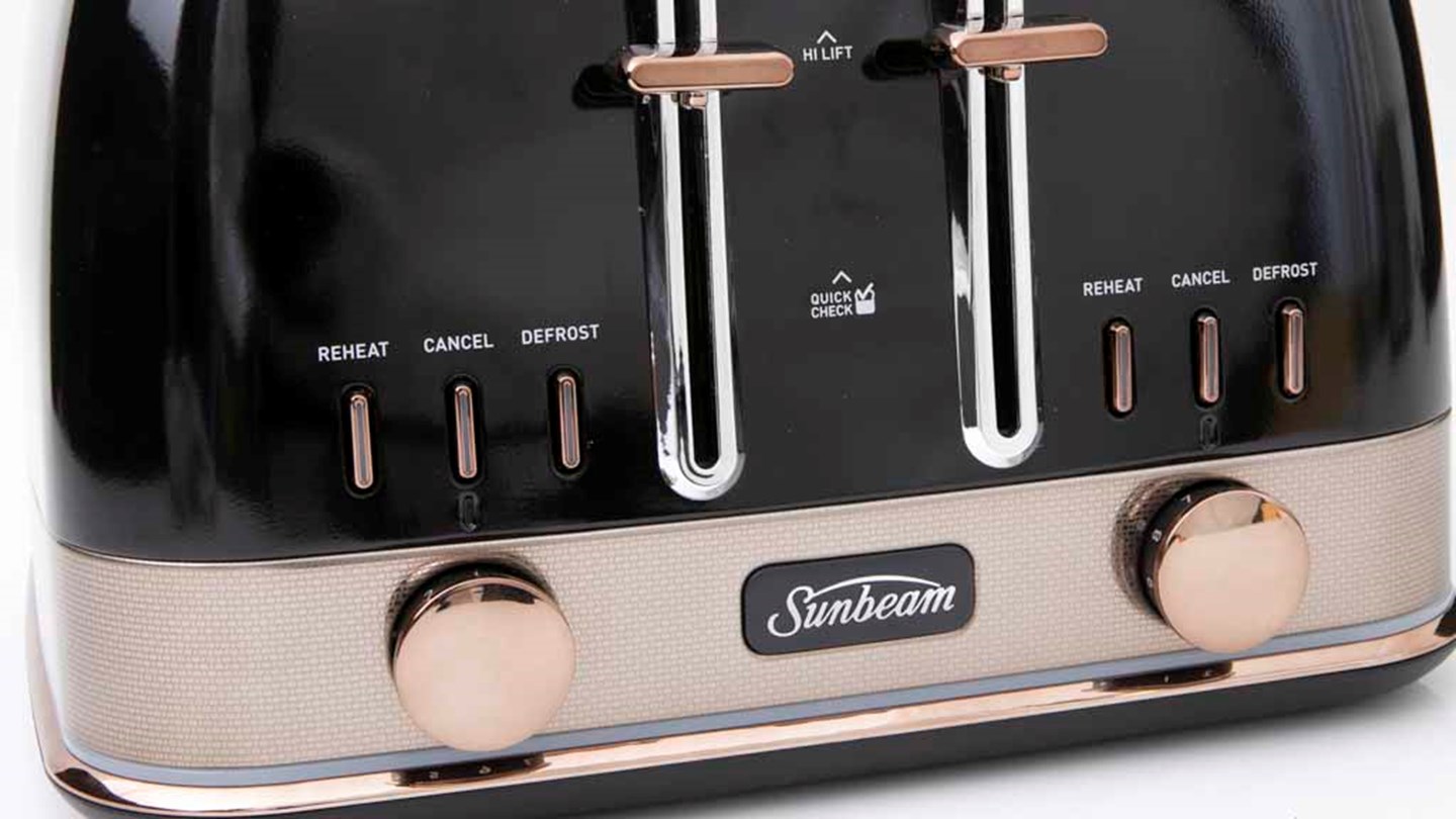 Sunbeam New York Collection 4 Slice Toaster Black Bronze TA4440KB ...