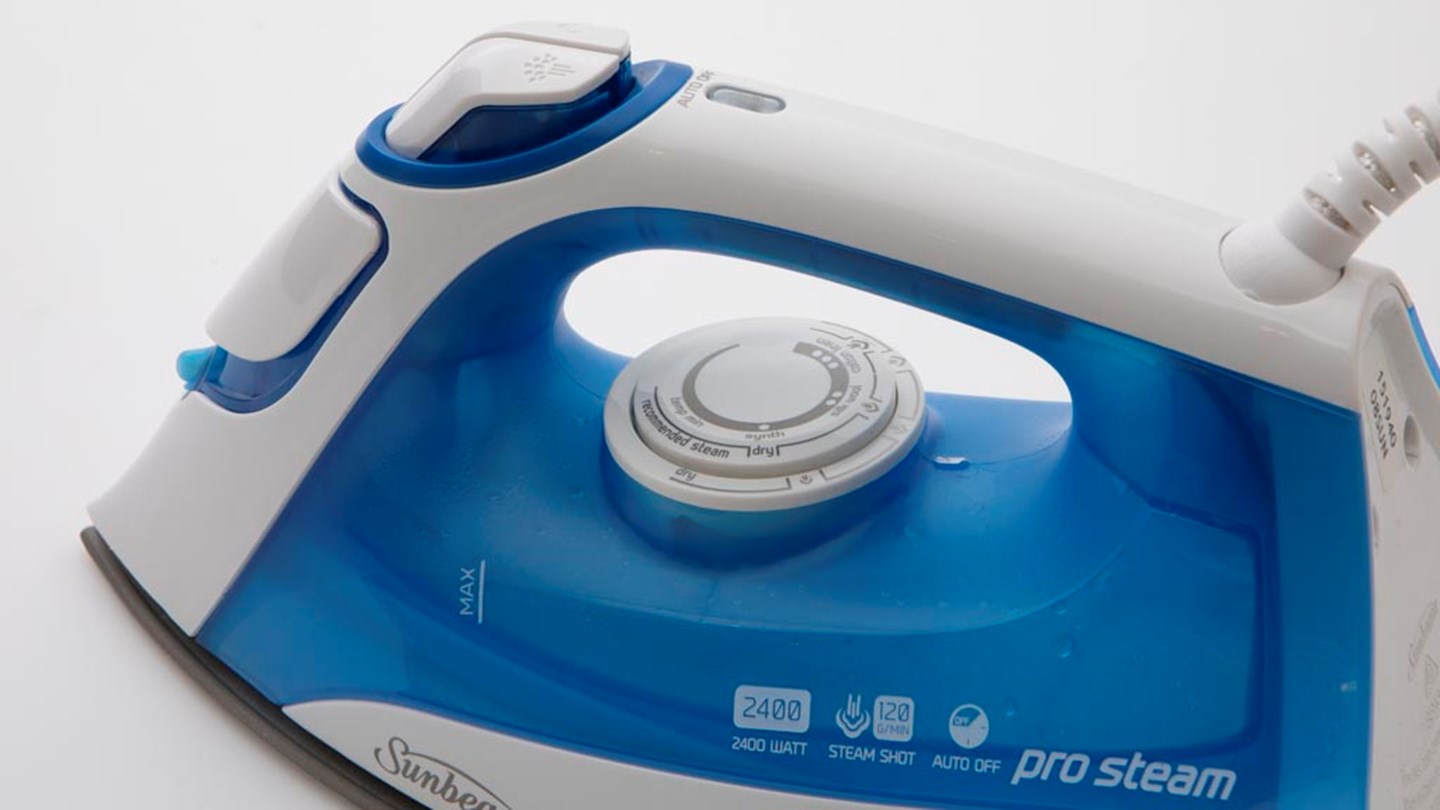 Sunbeam Pro Steam Auto. SR4315 Review | Steam iron | CHOICE
