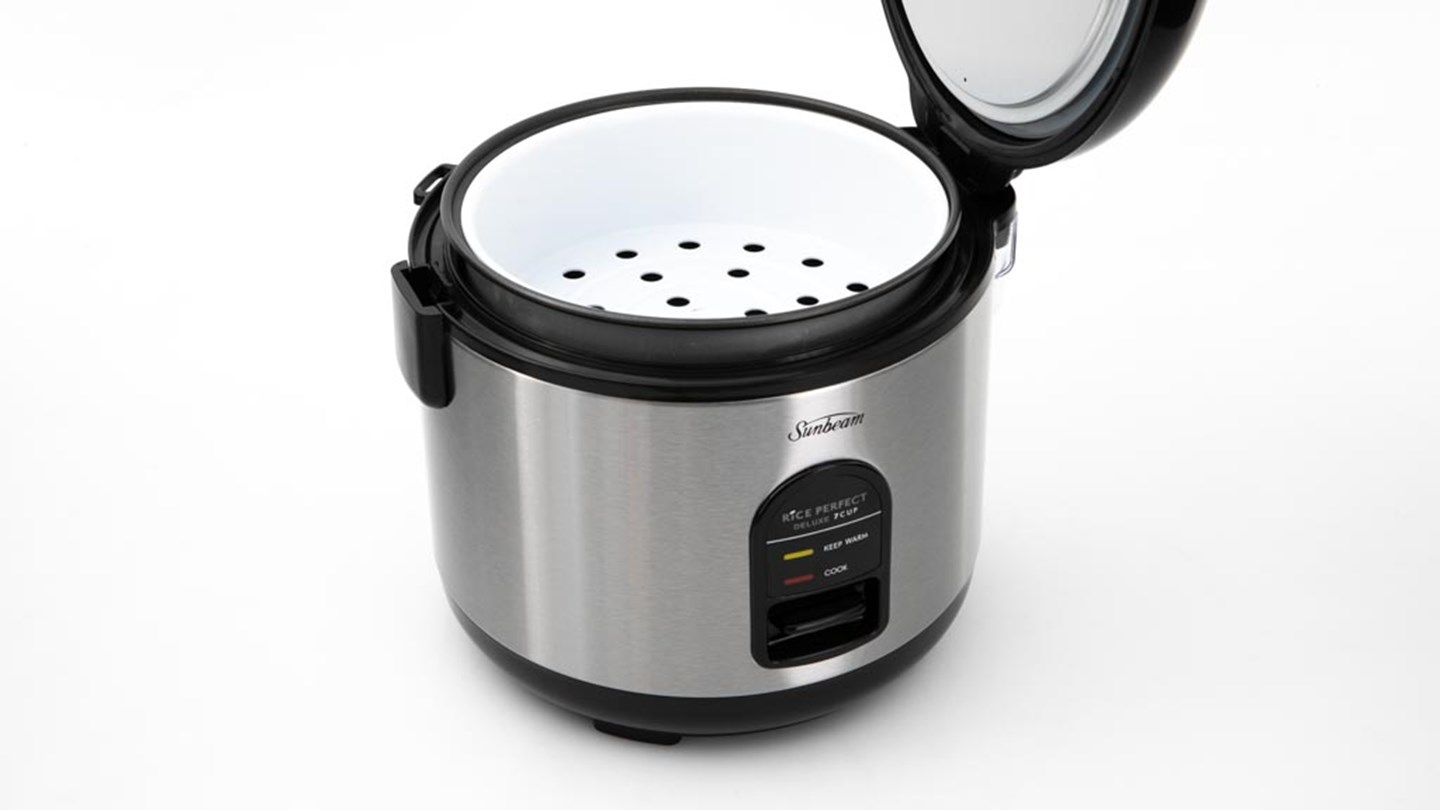 Sunbeam Rice Perfect Deluxe 7 and Steamer RC5600 Review | Rice cooker ...
