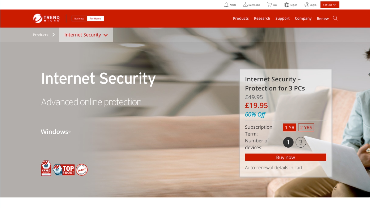 Trend Micro Internet Security Review | Antivirus desktop security ...