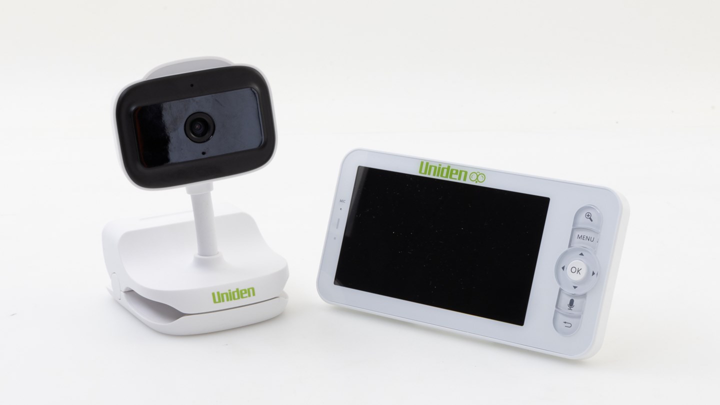 Uniden BW6101R 2K Super HD 5” Smart Baby Monitor With Clamp and ...