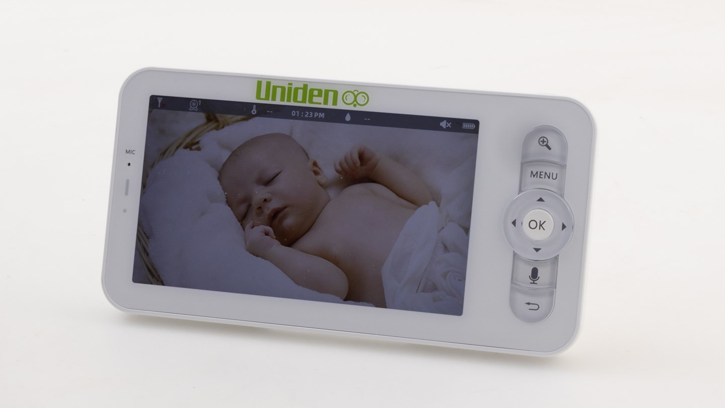 Uniden BW6101R 2K Super HD 5” Smart Baby Monitor With Clamp and ...