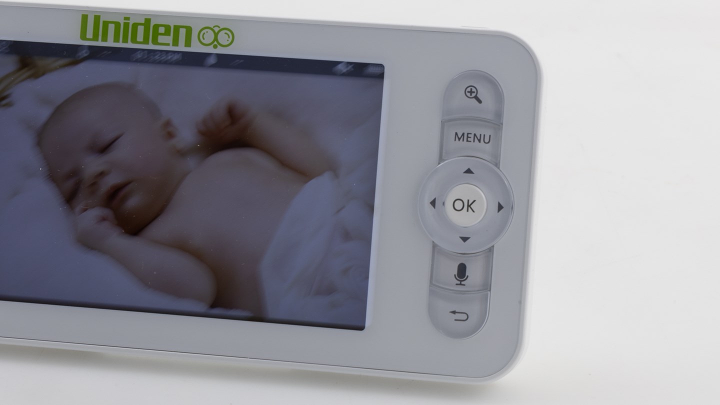 Uniden BW6101R 2K Super HD 5” Smart Baby Monitor With Clamp and ...