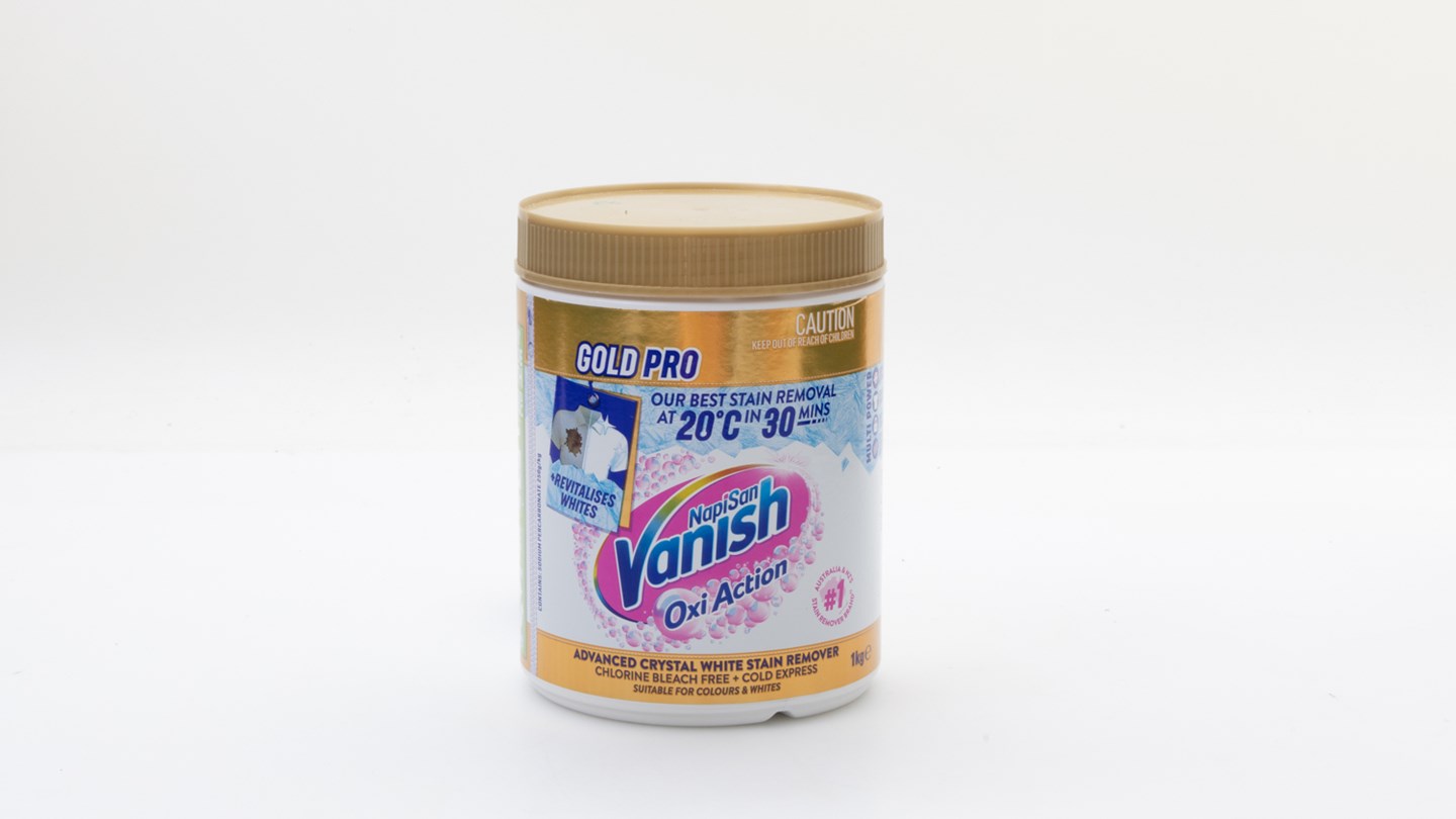 Vanish NapiSan Oxi Action Gold Pro Advanced Crystal White Stain Remover ...