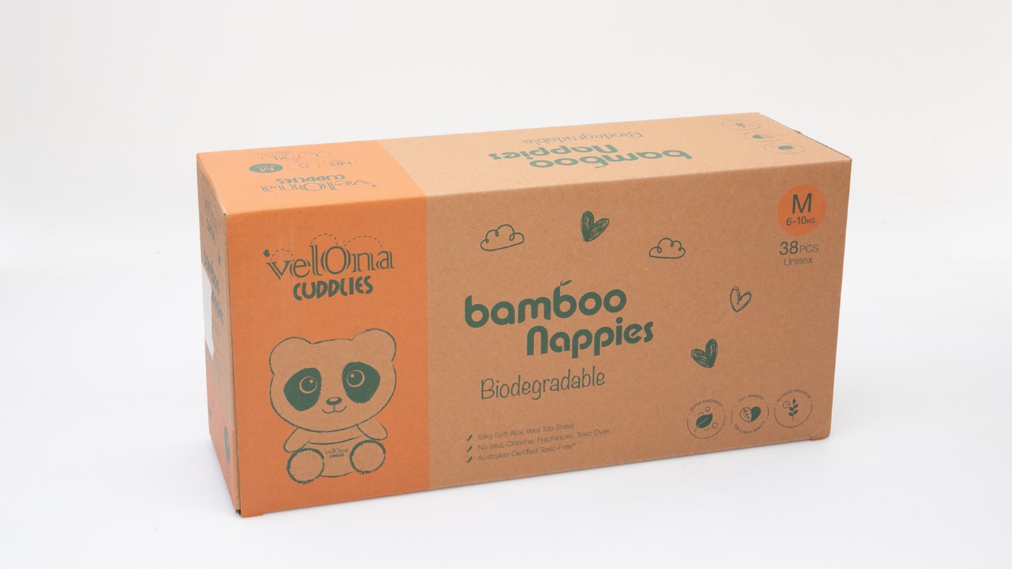 Velona Cuddlies Bamboo Nappies M Review | Disposable nappy | CHOICE