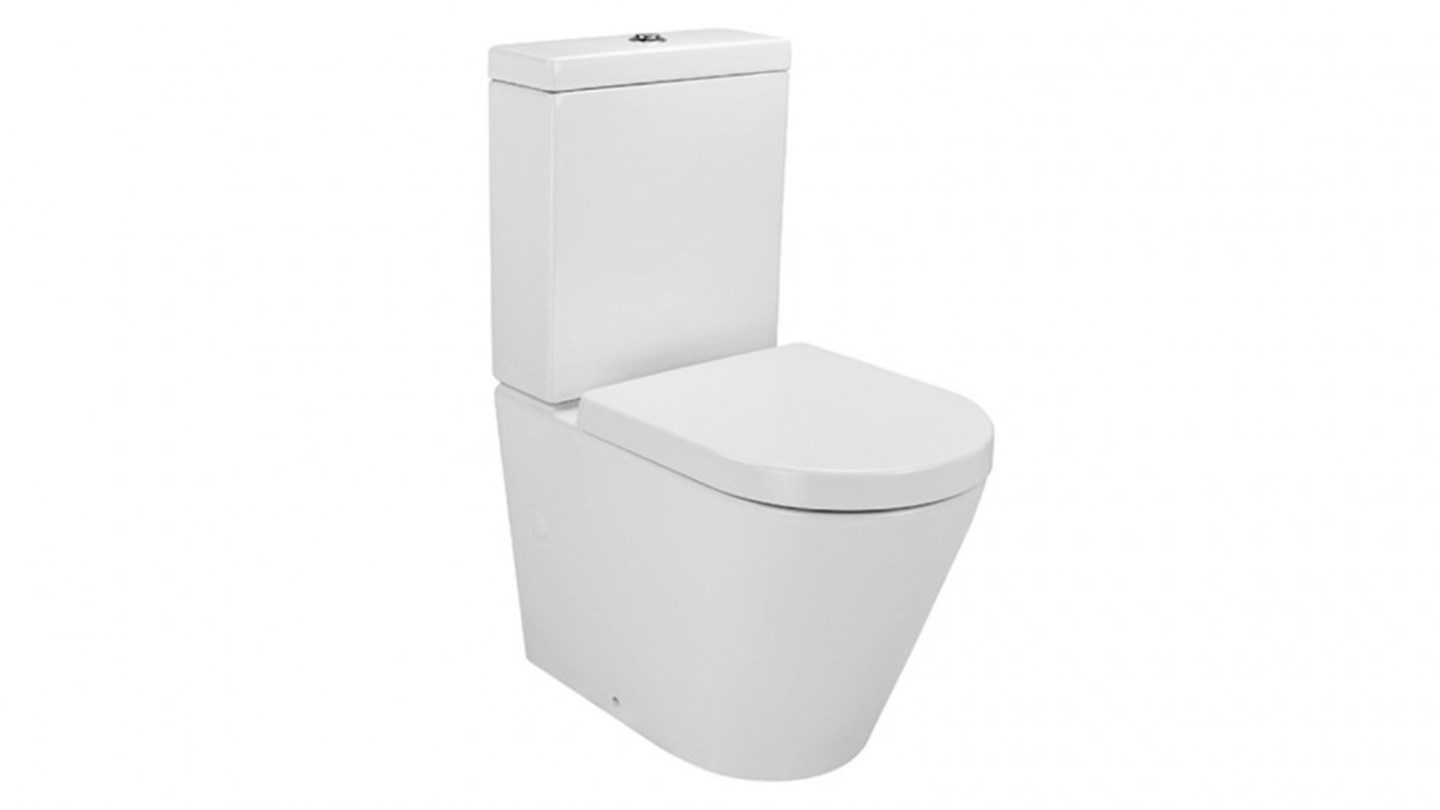 Verotti Felino Zero Rimless Design Back to Wall Toilet Suite - White ...