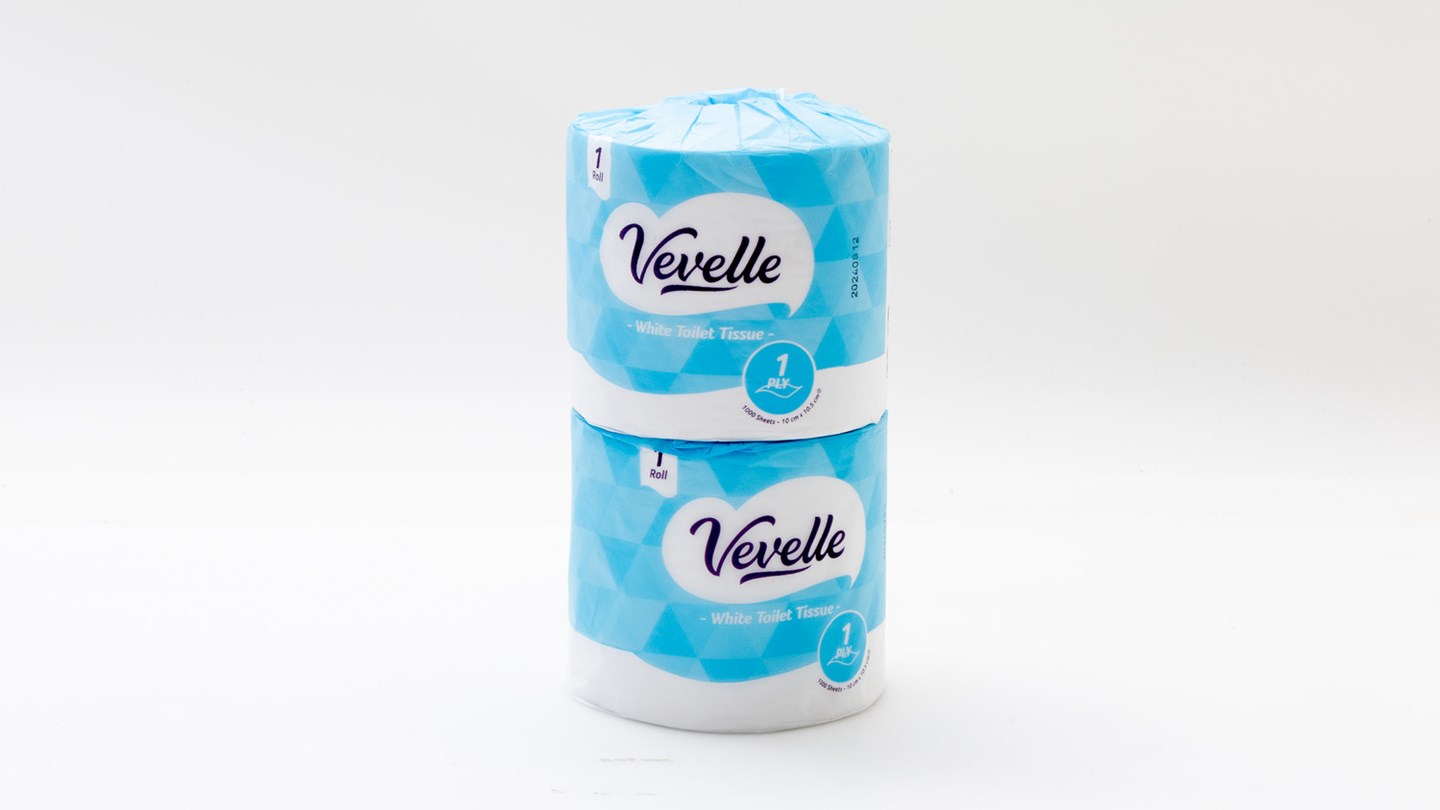 Vevelle White Toilet Tissue 2 ply Review | Toilet paper | CHOICE