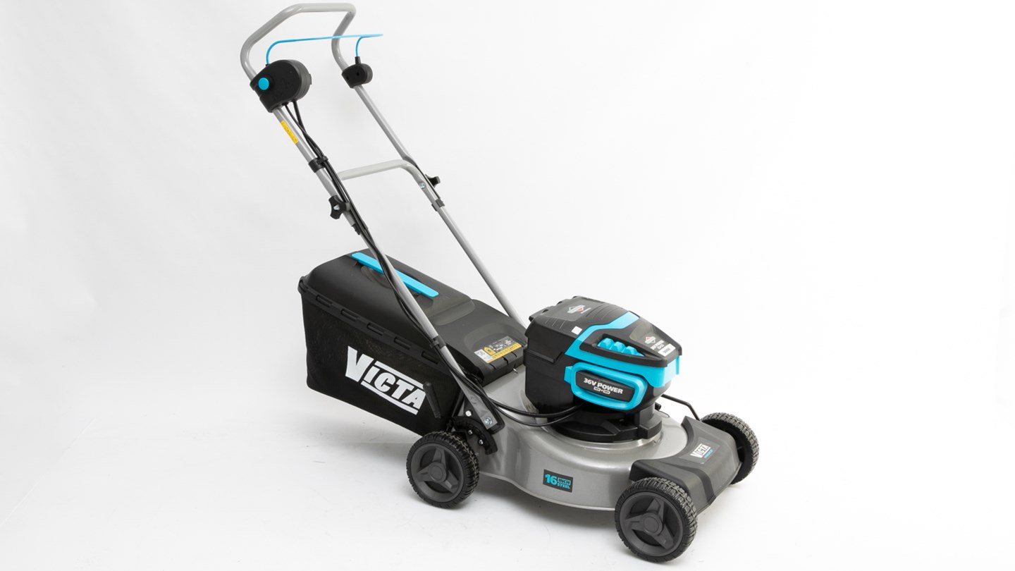 Victa 16" Twin Powercut 18V 900W Kit 2691856 Review | Battery lawnmower ...