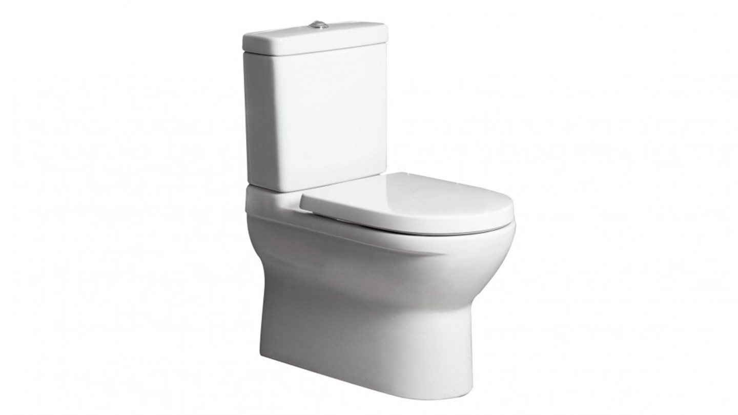 American Standard Cygnet Square Hygiene Rim Close Coupled Back to Wall ...