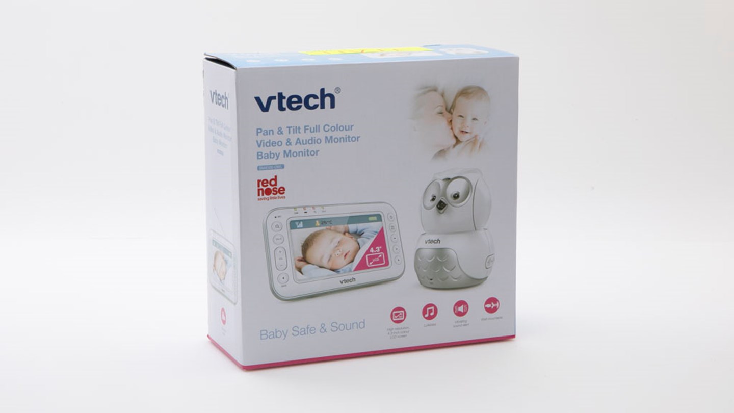VTech Pan & Tilt Full Colour Video and Audio Monitor Baby Monitor ...