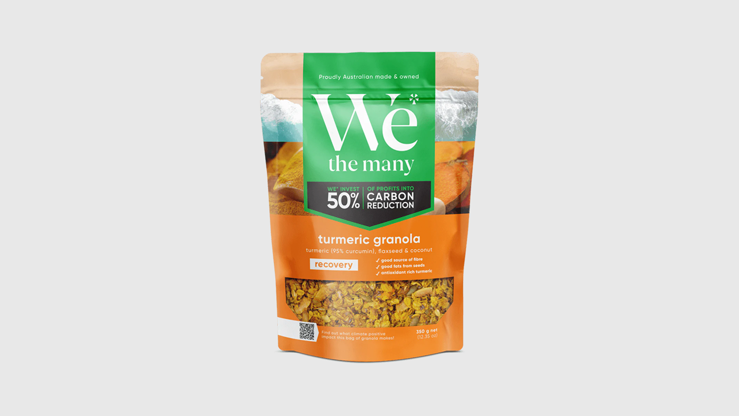 We The Many Turmeric Granola with Turmeric, Flaxseed & Coconut Review ...