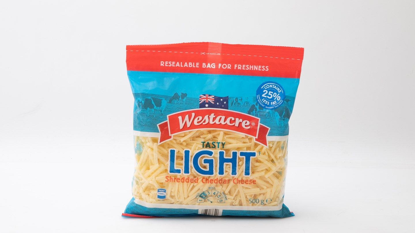 Westacre (Aldi) Tasty Light Shredded Cheddar Cheese Review | Shredded ...